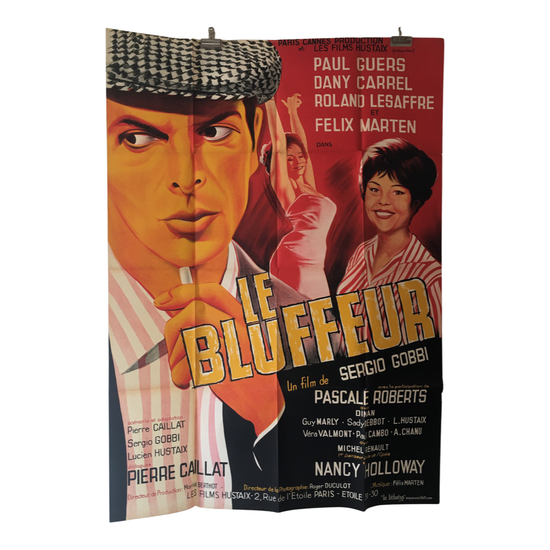 Large Original Vintage French Movie Poster | My Site