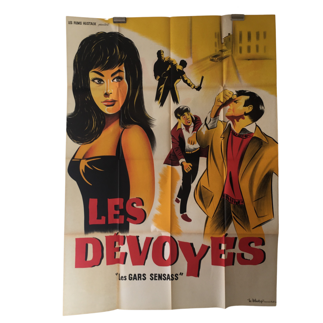 Large Original Vintage French Movie Poster | My Site